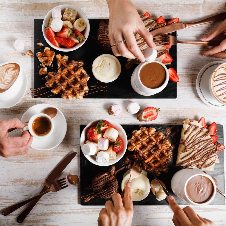 Dessert Bar Menu Chocolate Sweet Treats Max Brenner Australia